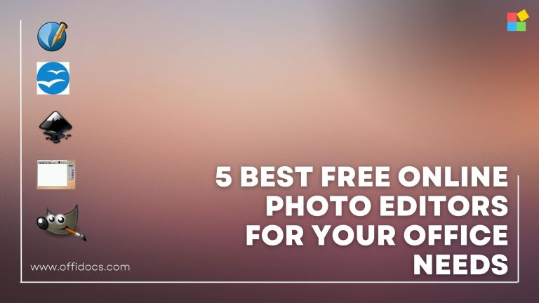 5 Best Free Online Photo Editors for Your Office Needs - OffiDocs