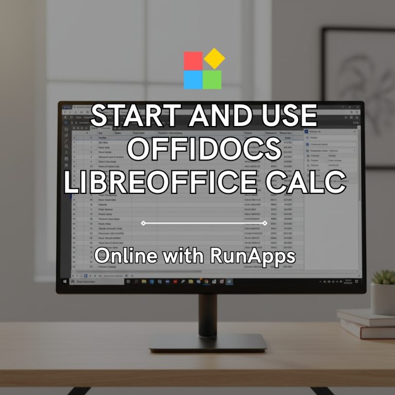 Start and Use OffiDocs LibreOffice Calc Online with RunApps - OffiDocs