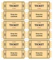 Plantilla De Boleto De Rifa En Blanco Para Imprimir Gratis Rifas Y