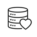 Health Database Line art – Free icon download
