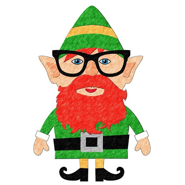 Elf Red Head Gnome par OffiDocs pour le bureau
