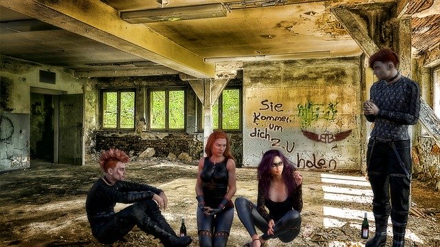 Gothic Goth Characters Charakter von OffiDocs für