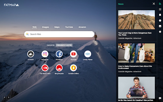 FATMAP New Tab (Official)in Chrome with by