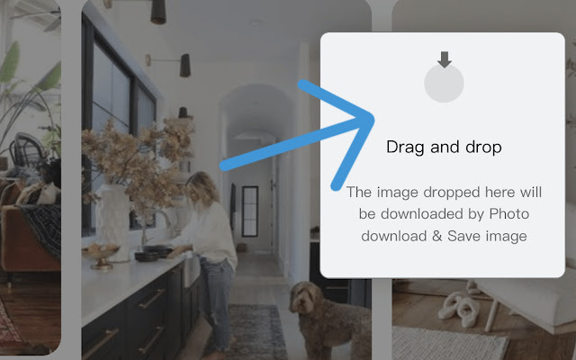 Photo downloadSave imagein Chrome with by