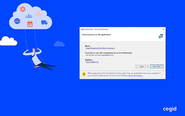 Meta4 ClickOnce Launcherin Chrome with by
