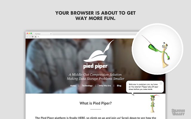 Pipey the Piper de la Silicon Valley de HBO à