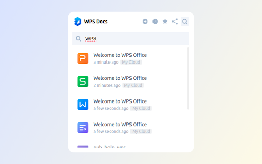 WPS Docsin Chrome con OffiDocs para oficina