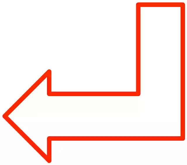 Arrow Flowchart DirectionFree vector graphic on