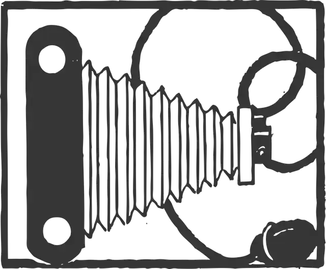 Camera Bellows RemoteFree vector graphic on