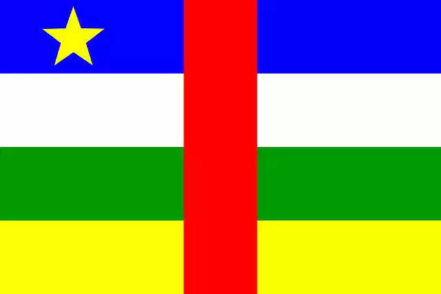 Central Flag AfricanGráficos vectoriales gratuitos en