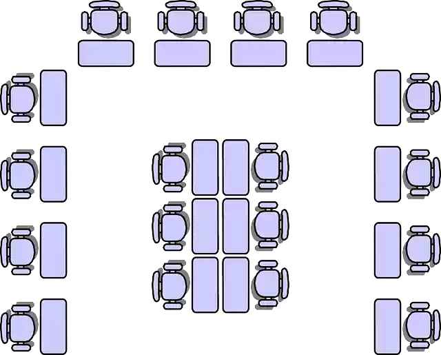 Classrooms Seating Arrangements - Free vector
