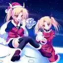 Cute ecchi christmas anime girls1280x720 in