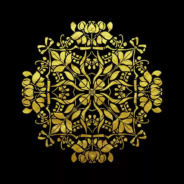 Goldpattern Gold PatternFree vector graphic on