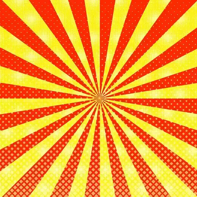 Halftone Starburst Comic Paper by OffiDocs for