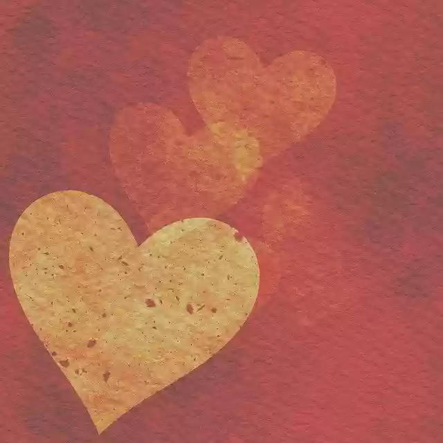 Heart Paper Pattern by OffiDocs for office