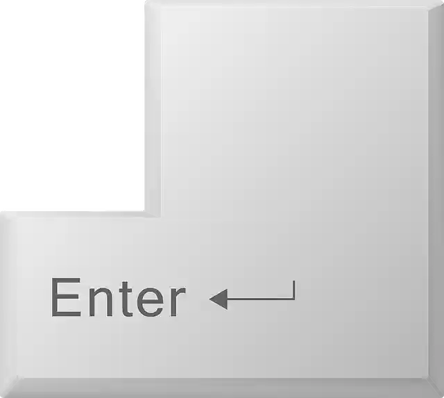 Press The Enter Key Entering - Free vector