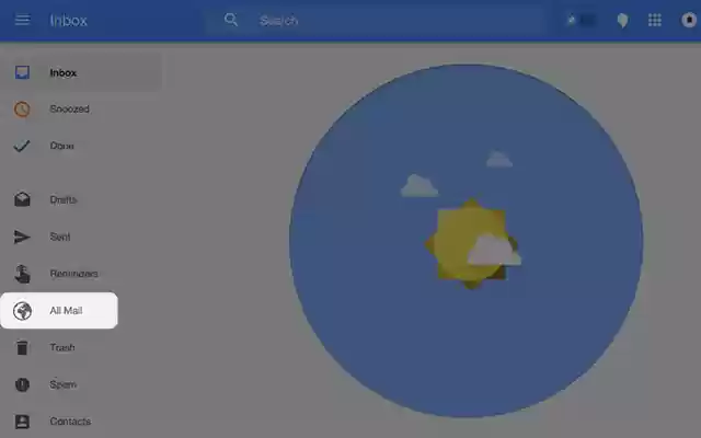 All Mail Button for Inbox by Gmailin Chrome with