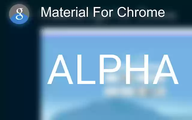 ALPHA Material For Chromein Chrome with by