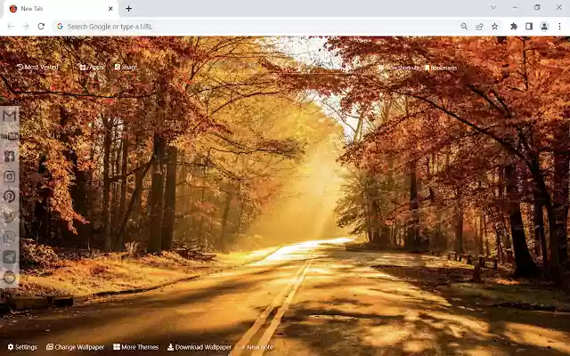 Autumn Wallpaperin Chrome with by OffiDocs for