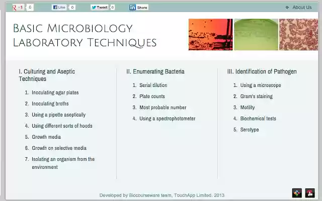 Basic Microbiology Lab Techniques Lite in Chrome