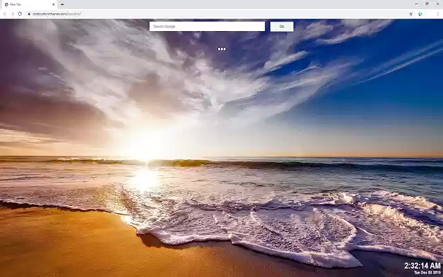 Beaches Background Tab Themein Chrome with by