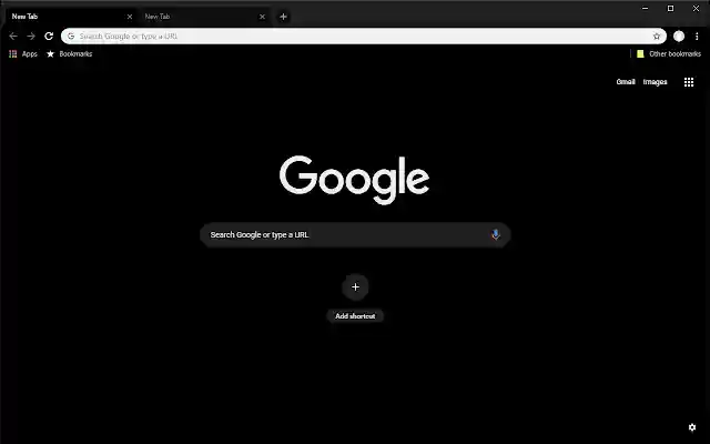 Black Material Dark Theme for Chrome in Chrome