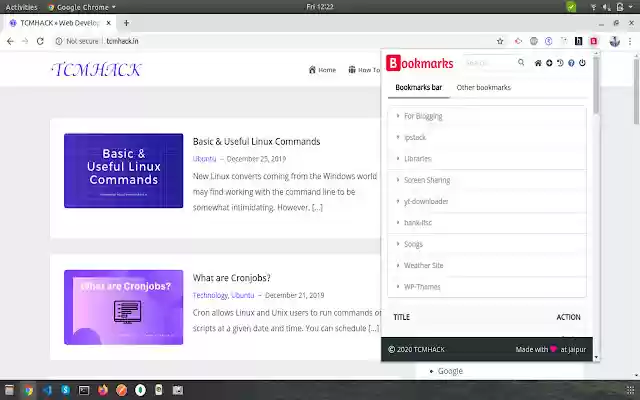 Bookmarks Managementin Chrome with by OffiDocs