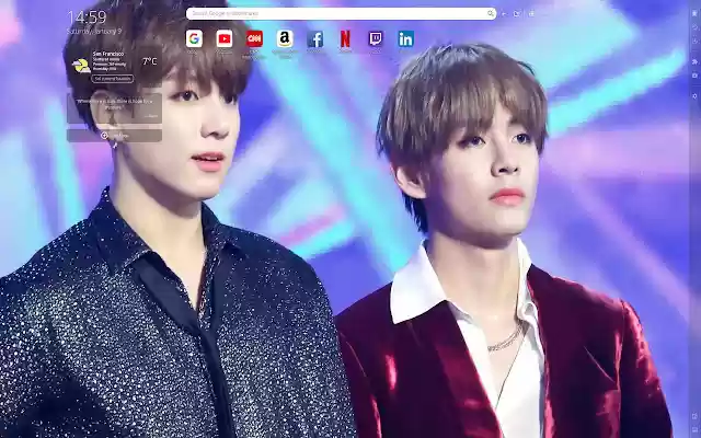 BTS Vkook Wallpapers V Jungkook New Tab in