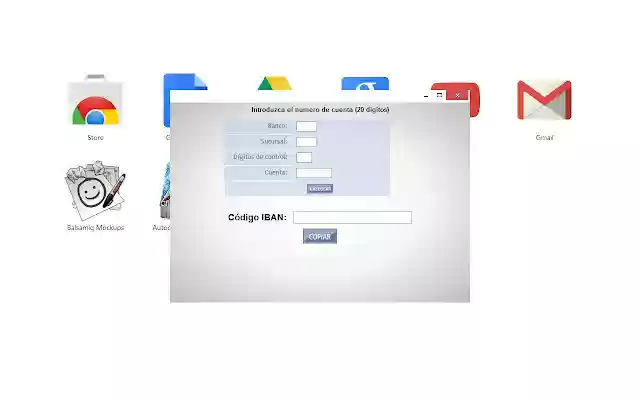 Calcular IBANin Chrome with by OffiDocs for