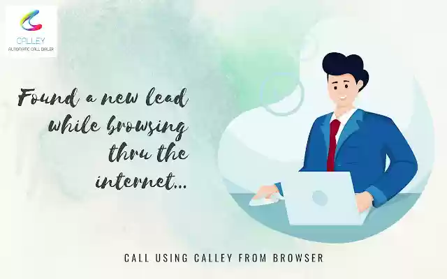 Call using Calley from Browserin Chrome with by