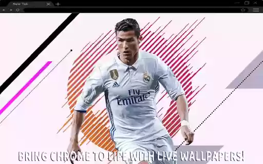 Cristiano Ronaldo CR7 Live Wallpaper in Chrome