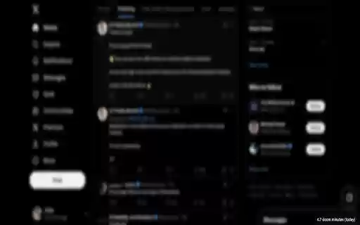 Doomscroll Fogin Chrome con OffiDocs para