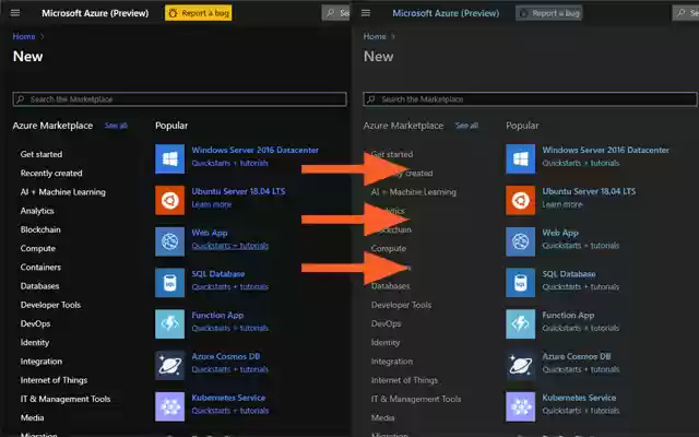 Easy Theme for Azure Portalin Chrome with by