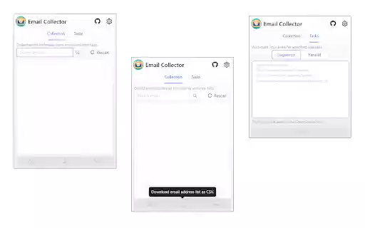 Email Collectorin Chrome with by OffiDocs for