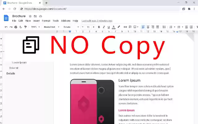 EnableCopyin Chrome con OffiDocs para Office