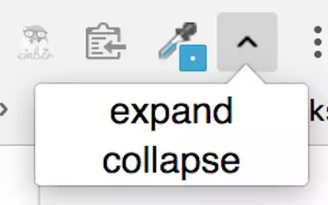 Expand or collapse detailsin Chrome with by