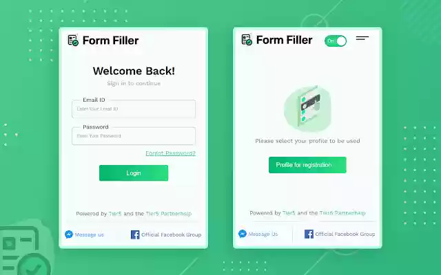 Form Fillerin Chrome with by OffiDocs for office