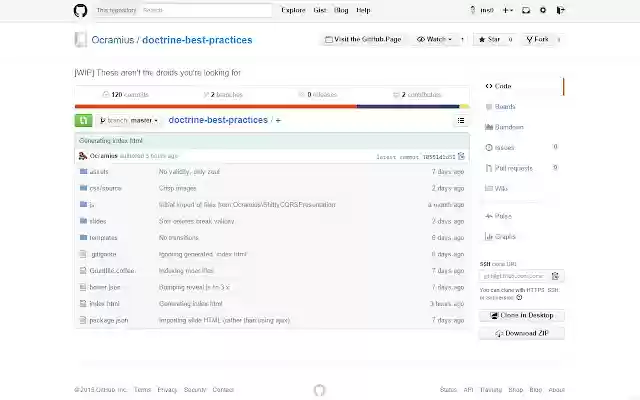 GitHub Pagesin Chrome with by OffiDocs for