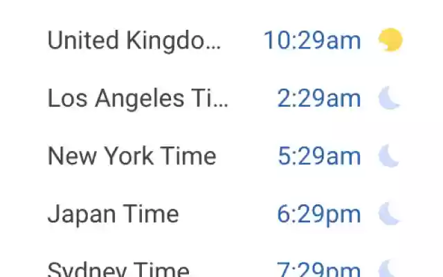Google Calendar Secondary timezone switch in