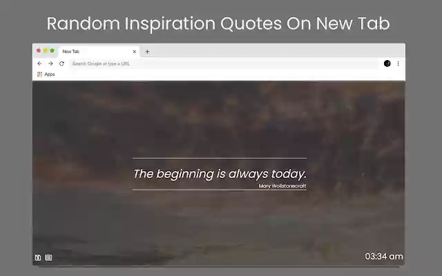 inspiredTab: Inspirational Quotes on New Tabs in