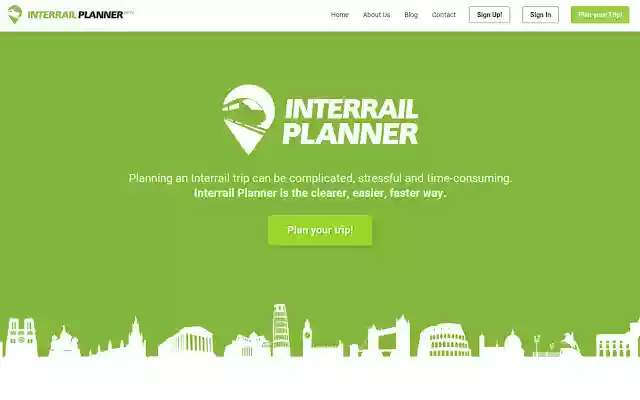 Interrail Plannerin Chrome with by OffiDocs for