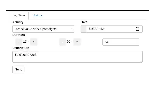 Kimai Timesheet Bridgein Chrome with by OffiDocs
