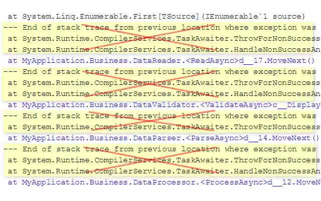 Loggly stacktrace formatterin Chrome with by
