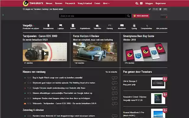 Material Design Custom Dark Modein Chrome with