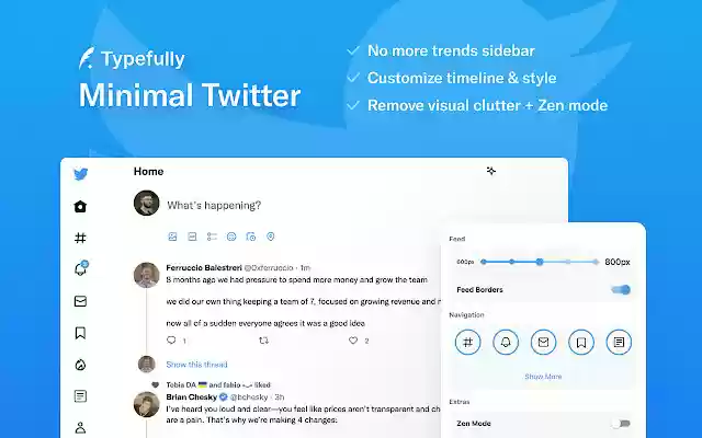 Minimal Theme for Twitterin Chrome with by
