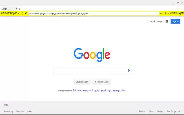 My First Browser Reloadedin Chrome with by