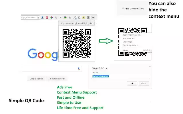 Offline QR Code Generator/Editorin Chrome with