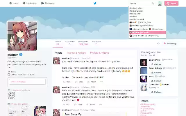 Old Twitter Layout (2022)in Chrome with by