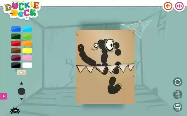 Online Colouring Box Monsterin Chrome with by