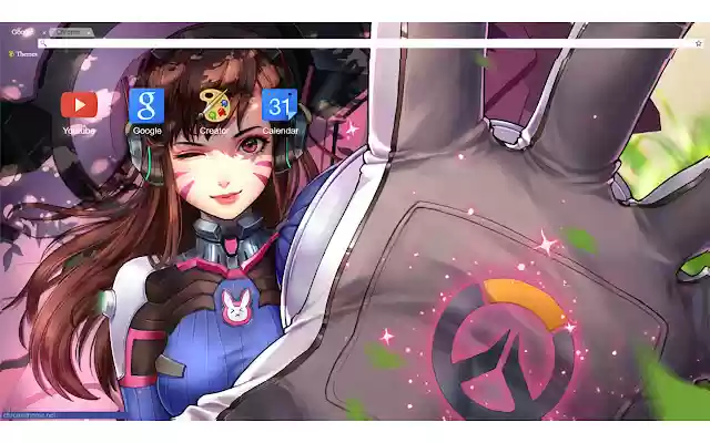 Overwatch DVa Fan Art 1920x1080in Chrome with by
